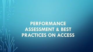 Performance Assessment on Elementary School | PPT