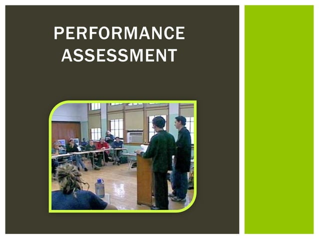 Performance assessment | PPTX