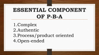 Performance assessment | PPTX
