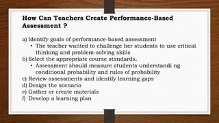 Performance assessment | PPTX