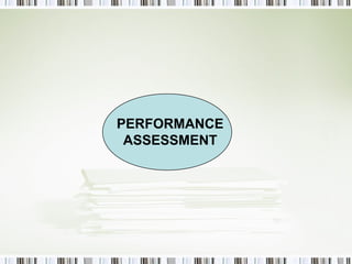 Performance assessment by rubric method | PPT