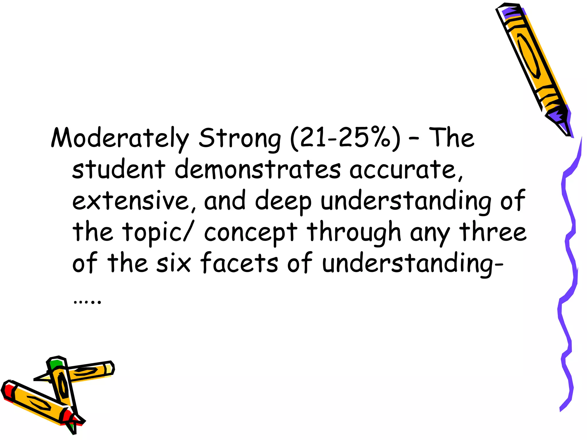 Performance assessment using grasps | PPT