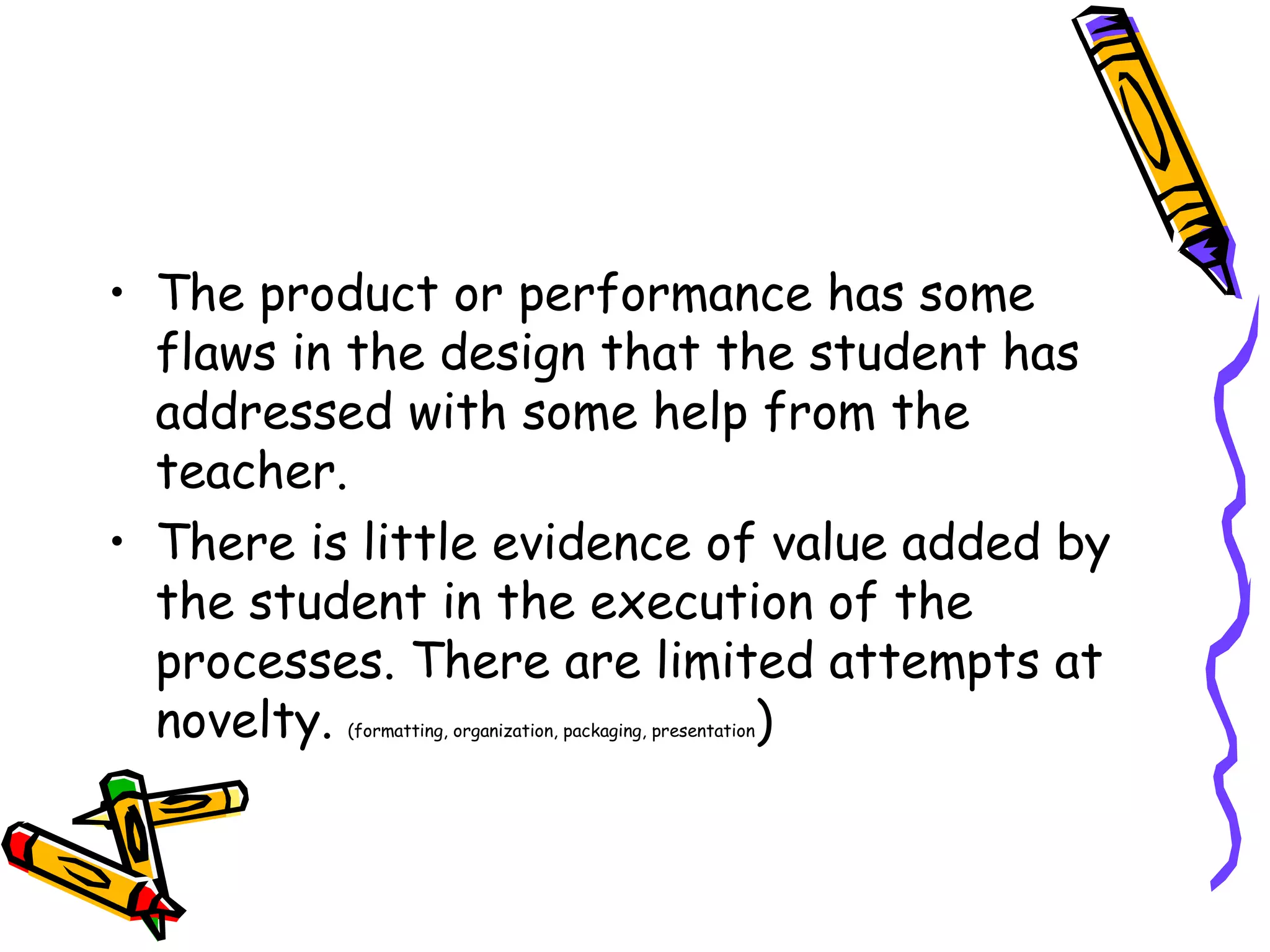 Performance assessment using grasps | PPT