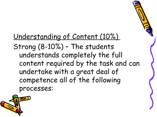 Performance assessment using grasps | PPT