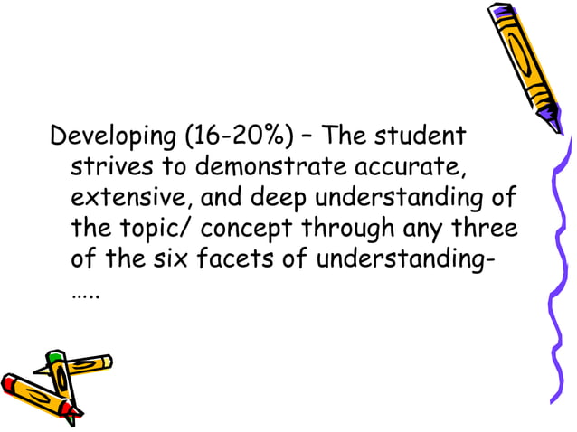 Performance assessment using grasps | PPT