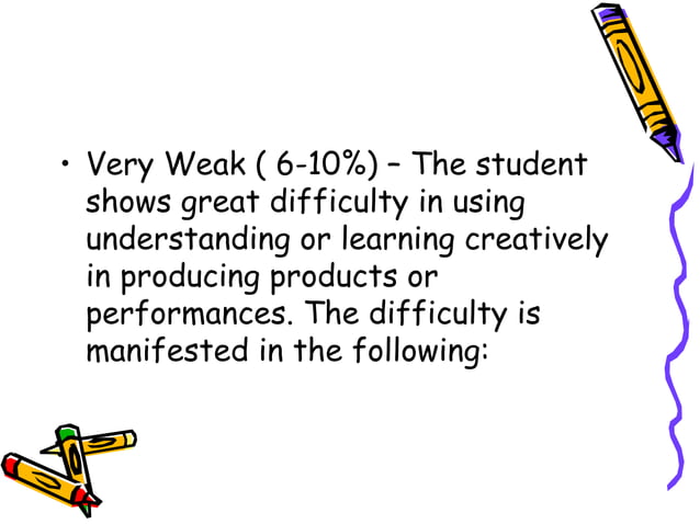 Performance assessment using grasps | PPT