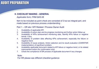 Performance Based Internal Quality Audit Guide | PPT