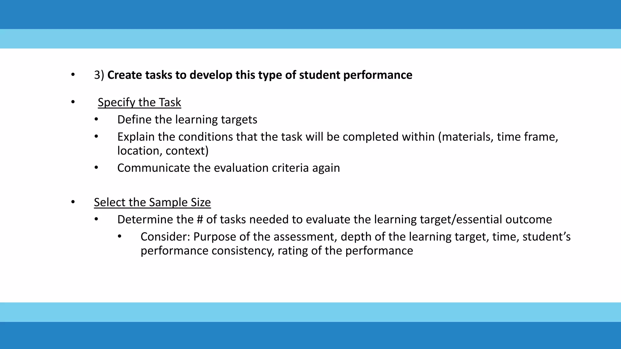 Performance based assessment | PPTX