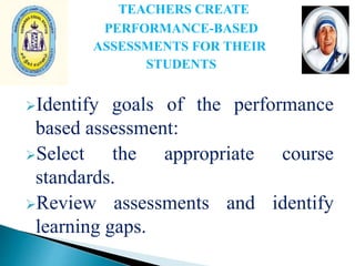 Performance based assessment | PPTX