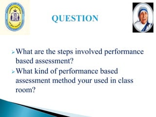 Performance based assessment | PPT