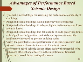 PERFORMANCE BASED DESIGN structural analysis and design | PDF