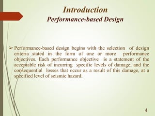 PERFORMANCE BASED DESIGN structural analysis and design | PDF