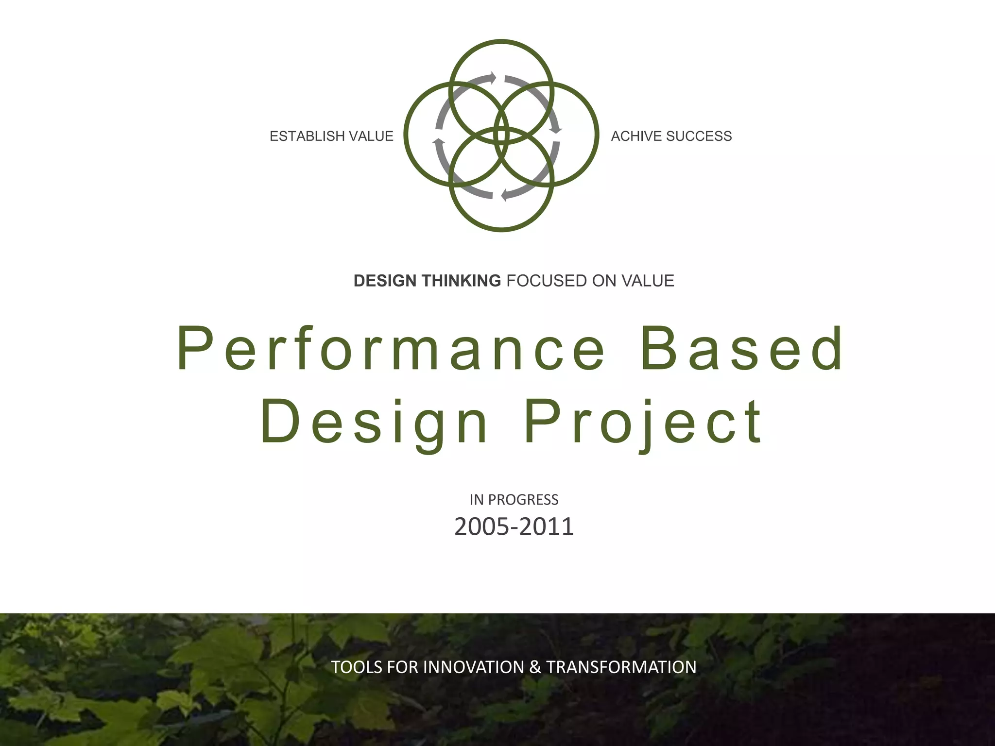 Performance based design project | PPTX