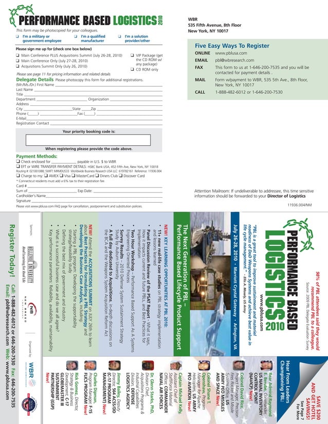 Performance Based Logistics Conference: Extending the lifespan and ...