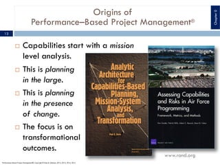 Performance Based Management Handbook | PDF