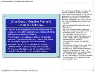 Performance based management in a nut shell (austin pmi)(notes) | PPT