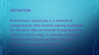 Performance based pay_ppt | PPTX