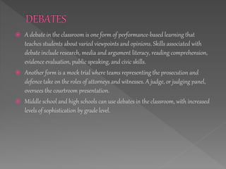 Performance based presentation | PPT