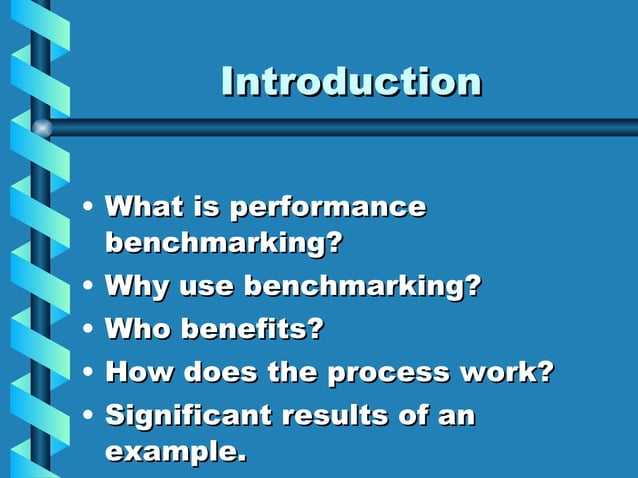 Performance benchmarking[1] | PPT