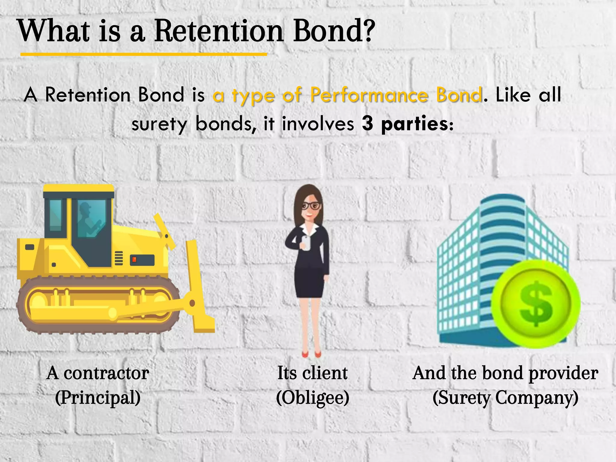 Performance bond vs. Retention Bond | PDF