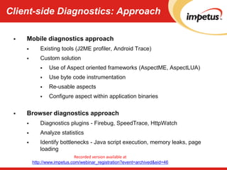 Performance Bottleneck Identification through Software Diagnostics ...