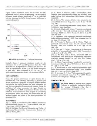 Performance bounds for unequally punctured terminated convolutional codes | PDF