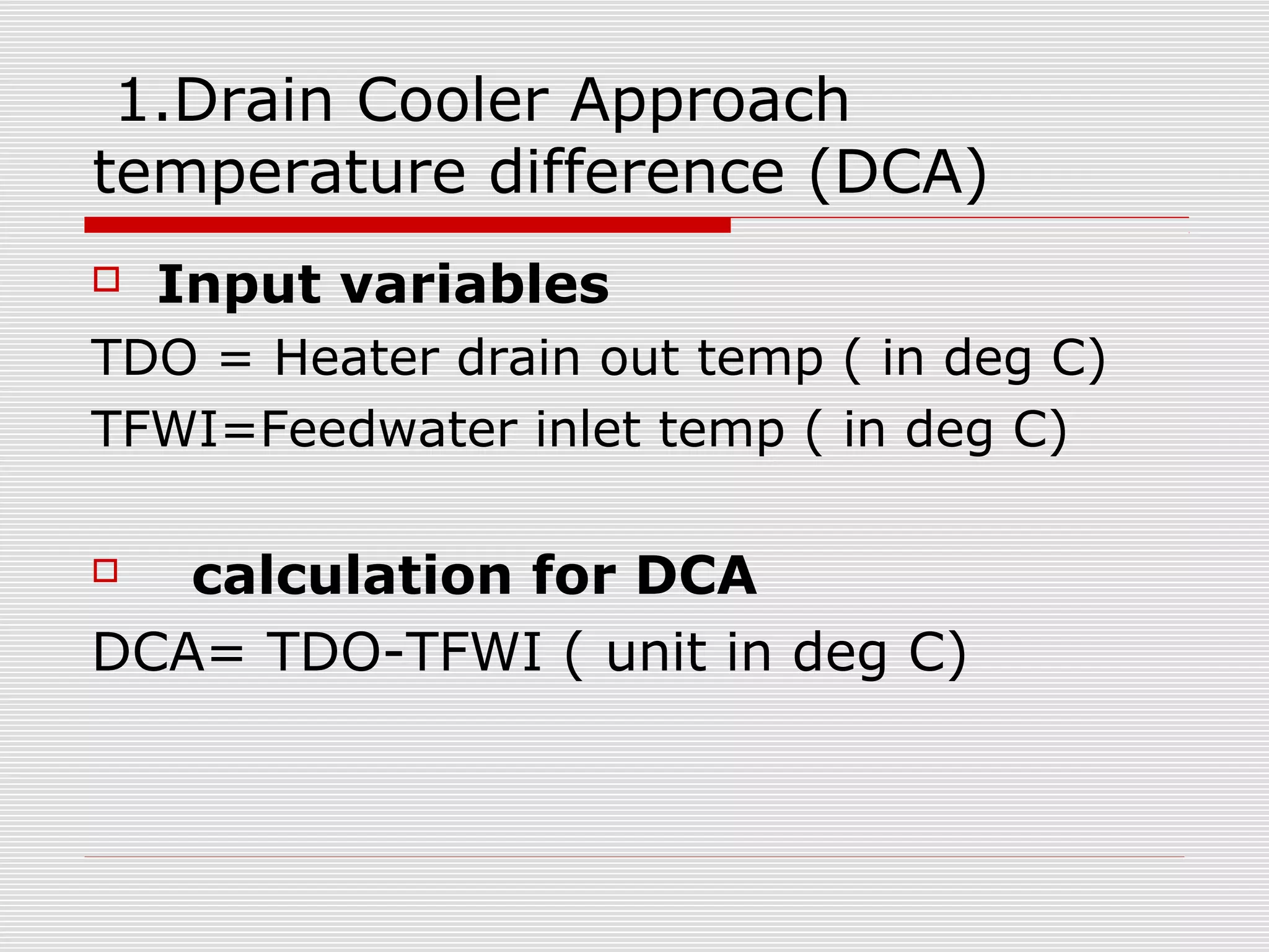 Performance calculation for feed water heater | PPT