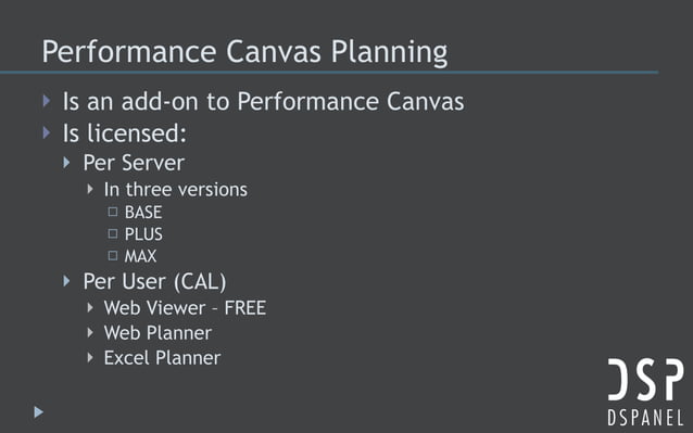 Performance Canvas Planning | PPT