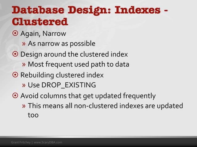SQL Server Optimization Checklist | PPT SQL Server Optimization Checklist | PPT
