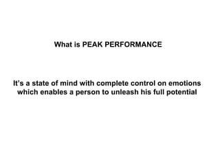 Performance coaching | PPT