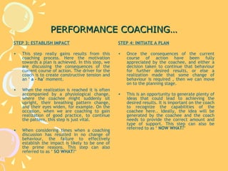 Performance Coaching 1 | PPS