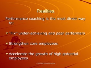 Performance Coaching 2009 | PPT