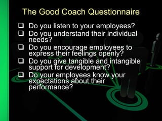 Performance coaching and mentoring frameworks | PPTX