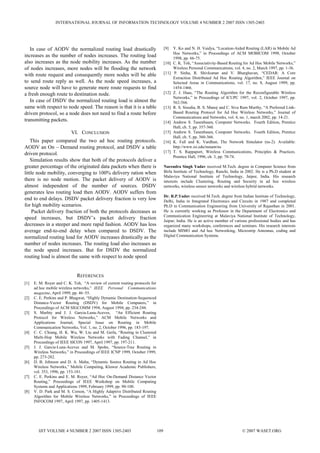 Performance Comparison and Analysis of Table-Driven and On-Demand Routing Protocols for Mobile ...