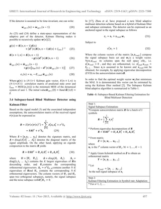 Performance comparison of blind adaptive multiuser detection algorithms | PDF | Digital Audio ...