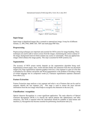 Performance comparison of ocr tools | PDF