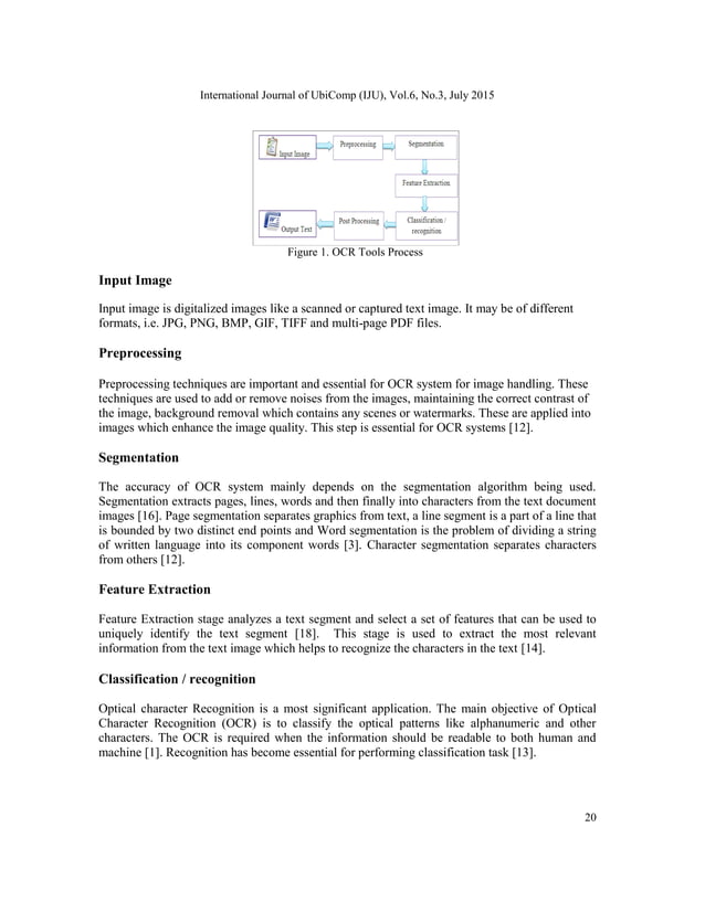 Performance comparison of ocr tools | PDF