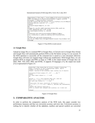 Performance comparison of ocr tools | PDF