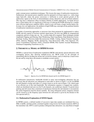 Performance comparison of two clipping based filtering methods for papr reduction in ofdm signal ...