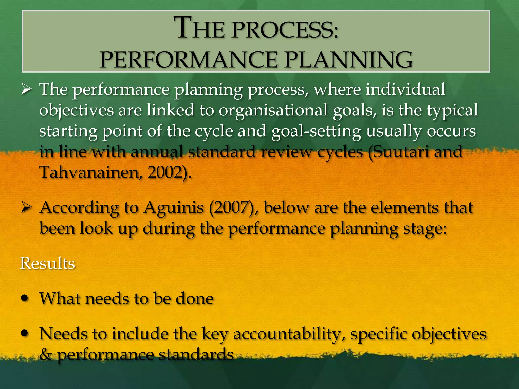 Chapter 2: Performance Management Process | PPTX