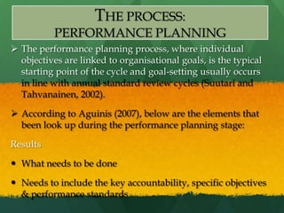 Chapter 2: Performance Management Process | PPTX
