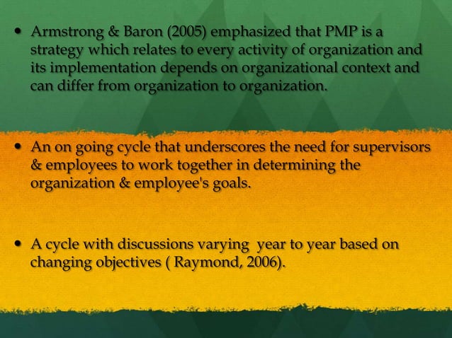 Chapter 2: Performance Management Process | PPTX