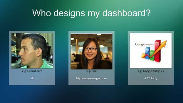 Designing Personal Dashboards - your big 5 design decisions | PPT