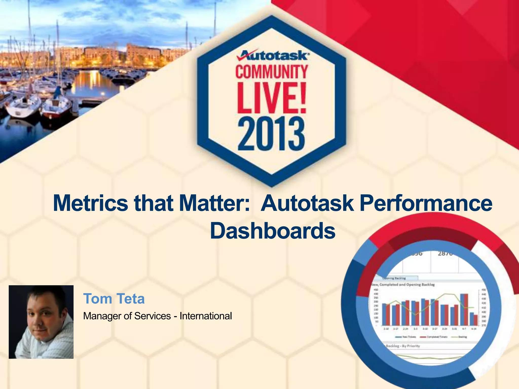 Metrics that Matter: New Autotask Performance Dashboards | PPTX