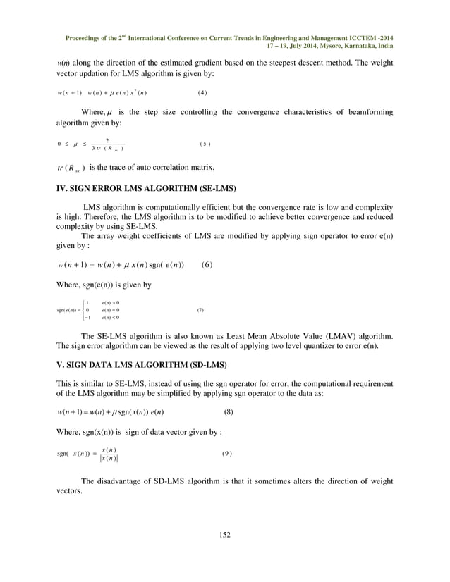 Performance Enhanced Beamforming Algorithms For Mimo Systems Pdf