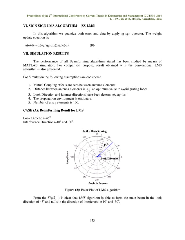 Performance enhanced beamforming algorithms for mimo systems | PDF | Digital Audio | Computer ...