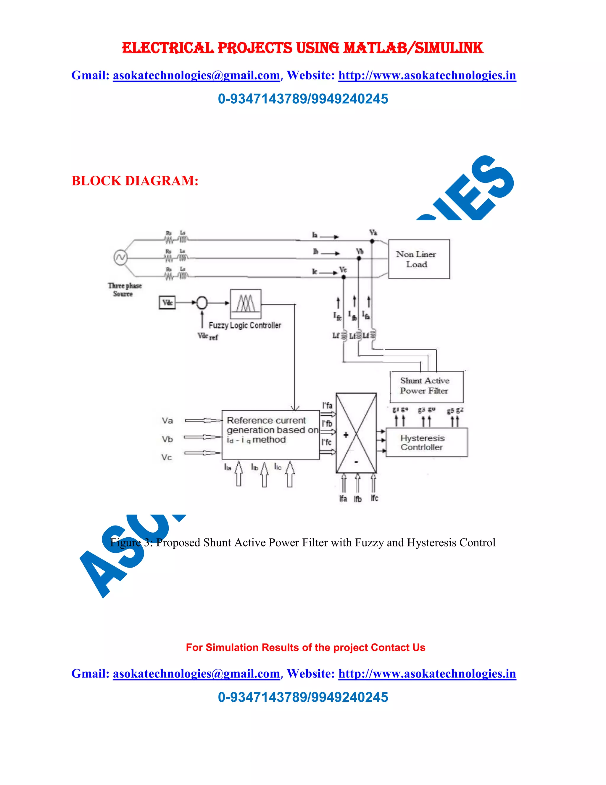 Performance enhancement of shunt active power filter with fuzzy and hysteresis controllers | PDF