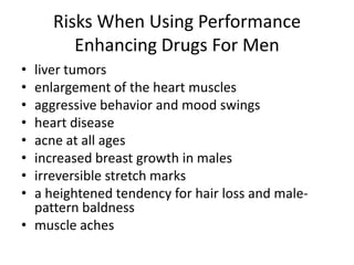 Performance Enhancing Drugs In Major League Baseball | PPTX