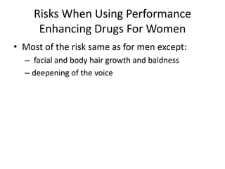 Performance Enhancing Drugs In Major League Baseball | PPTX