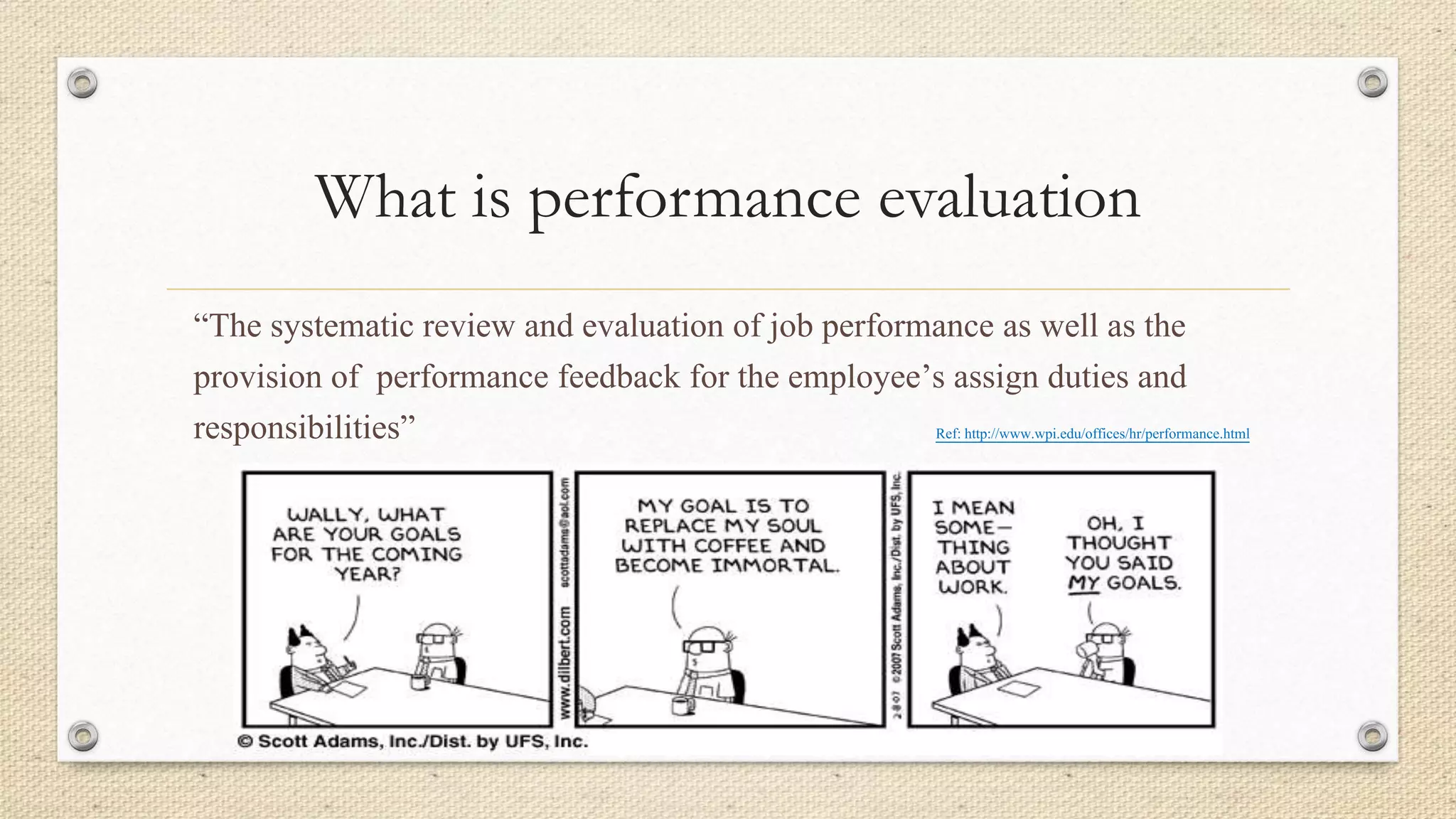 Performance Evaluation Process | PPTX